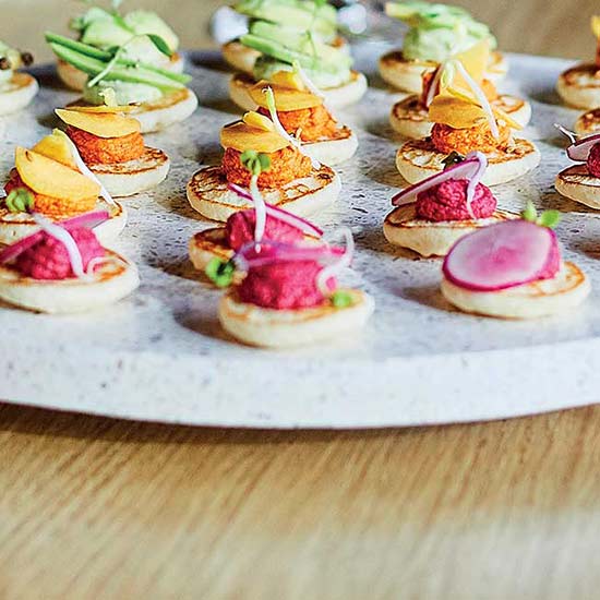 Mini Blinis | Traiteur de Paris UK-IRE